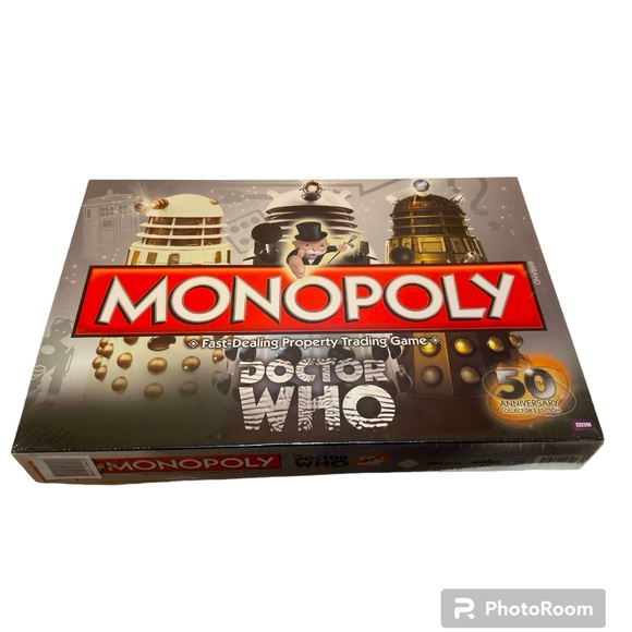 Hasbro | Games | Mint Nwot Dr Who 5th Anniversary Monopoly Game ...